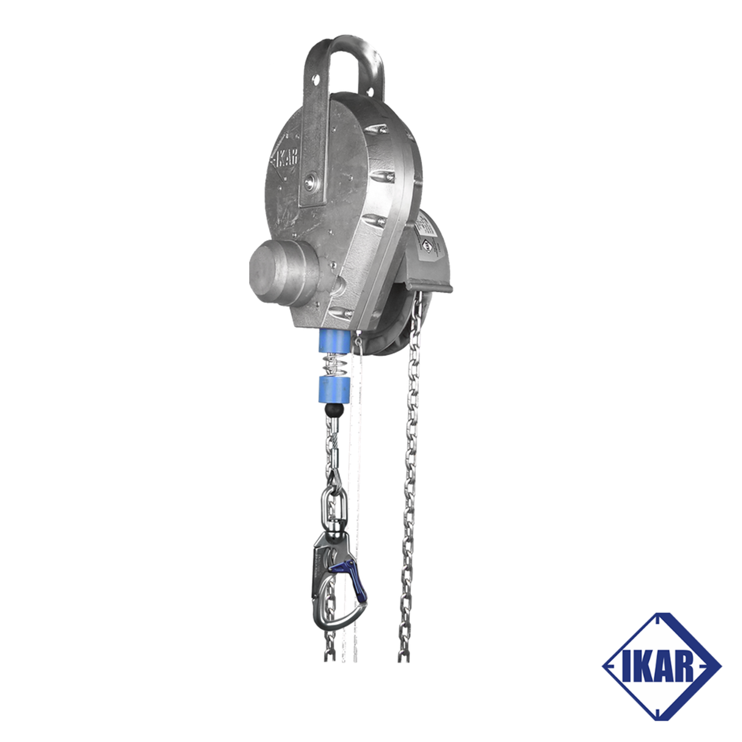 Aluminium Housing, Steel Cable Lifeline c/w Chain Drive Mechanism | UK ...