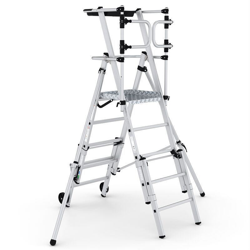 Folding Telescopic Large Platform Step with Safety Gates – UK Lifting ...