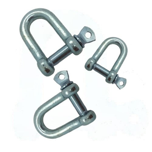 Commercial Pattern Galvanised DEE Shackle – UK Lifting Store Ltd
