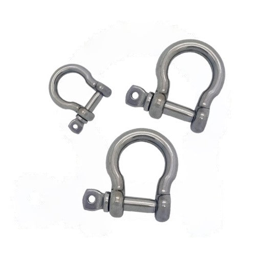 Load Rated Screw Pin BOW Shackle | Stainless Steel – UK Lifting Store Ltd